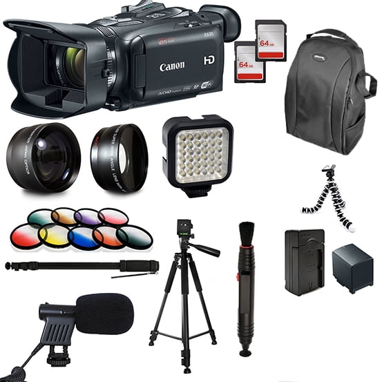 Canon XA30 HD Professional Video Camcorder + 25 Piece Accessory Bundle ...