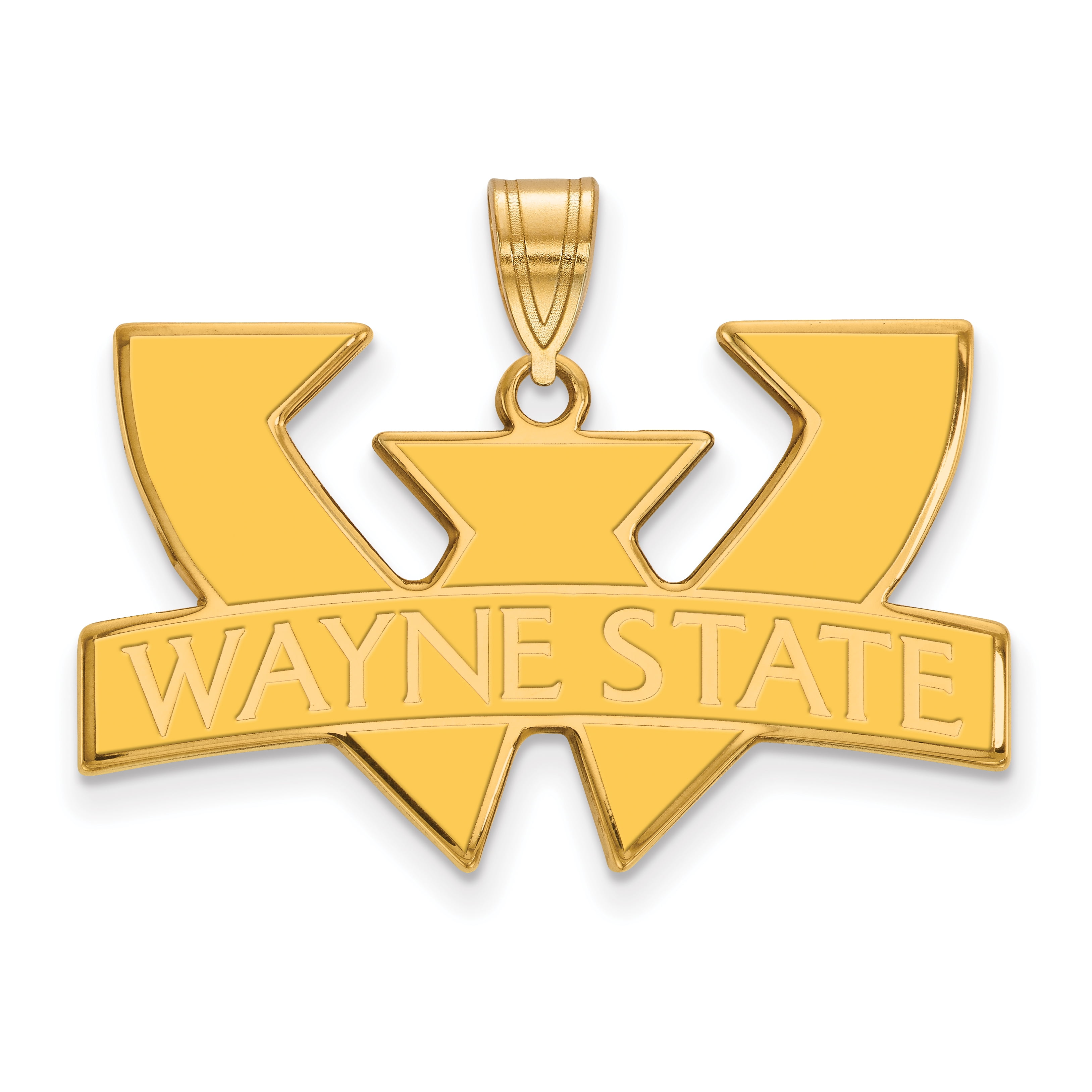 Sterling Silver w/ 14K Yellow Gold-Plated Official Licensed Collegiate ...