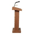 Oklahoma Sound Orator Floor Lectern, Medium Oak - Walmart.com