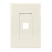 Construct Pro 12-Port Keystone Wall Plate with Screwless Face (Double ...