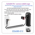 Aluminum Camera Side Handle, Ergonomic Grip with 2.5mm Shutter Cable ...
