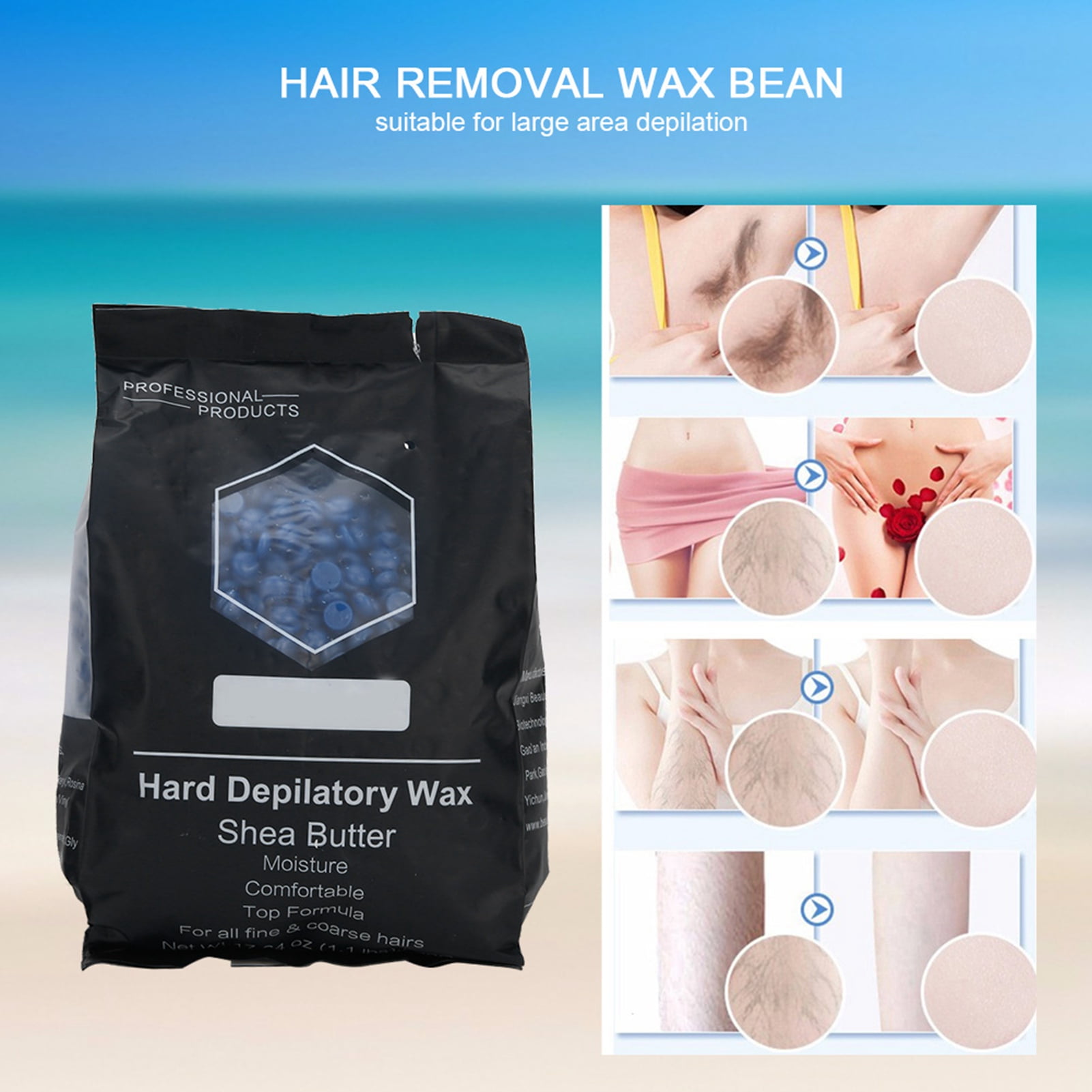 Click here for Zaqw Hard Wax Beans 500g  Body Hair Removal Wax Be... prices