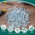100 Pcs 2" Eye Lag Self Tapping Drilling Point Screw Zinc and 1pcs 2-5/ ...