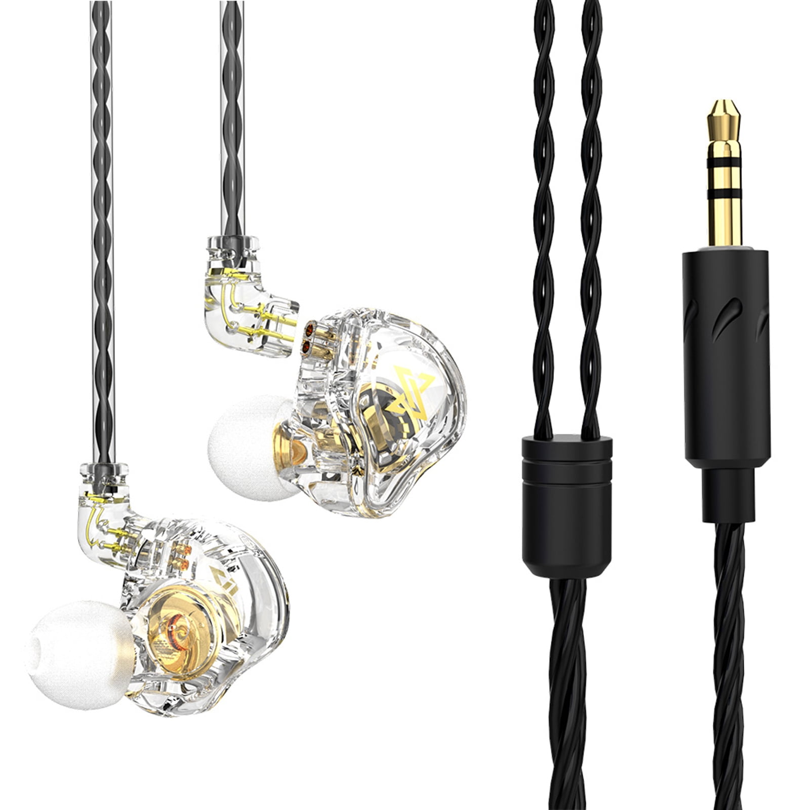 Qkz Ak6 Max 3 5mm Wired Headphones Dynamic Music Earphone Detachable