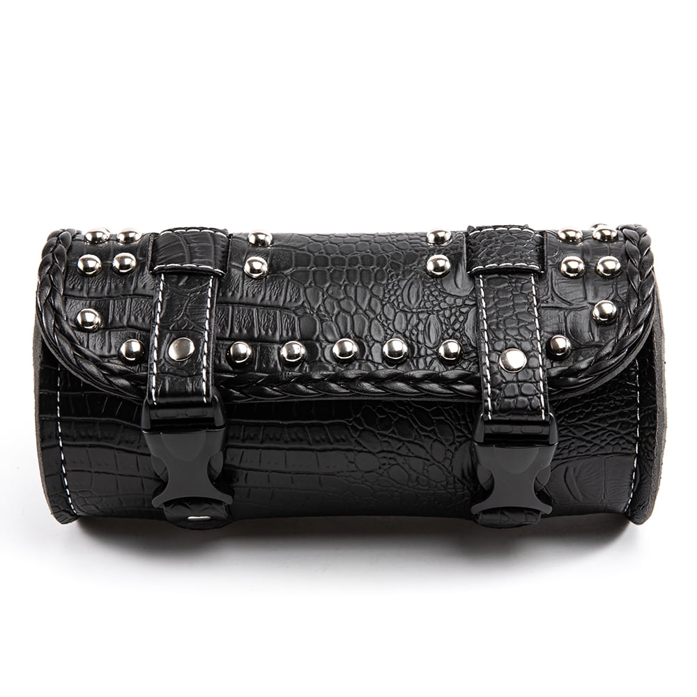 Evomosa Motorcycle Handlebar Bag, Motorcycle Fork Tool Bag, Universal ...