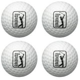 PGA TOUR Extra Large Foam Golf Balls Set of 4 White for Kids Indoor ...