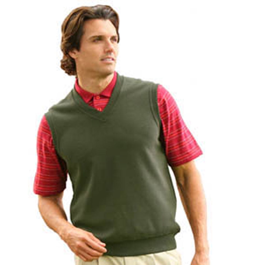 Monterey Club Men's Flatback Knit V-Neck Vest #1782 - Walmart.com