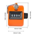 Handheld Tally Counter Lap Counter 4 Digits Clickers Counter Mechanical ...