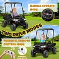 Joyracer 4WD 24 Volt Ride on Toys UTV with 2 Seater & Remote Control ...