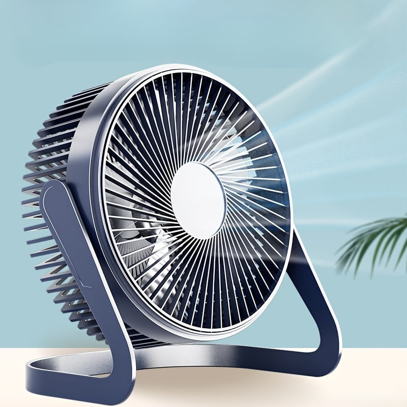Portable Mini 5-inch USB Desktop Fan - Compact, Easy-to-Use, Suitable ...