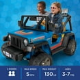 Power Wheels Jeep Wrangler 12V Big Ride-On Toy, Battery-Powered ...