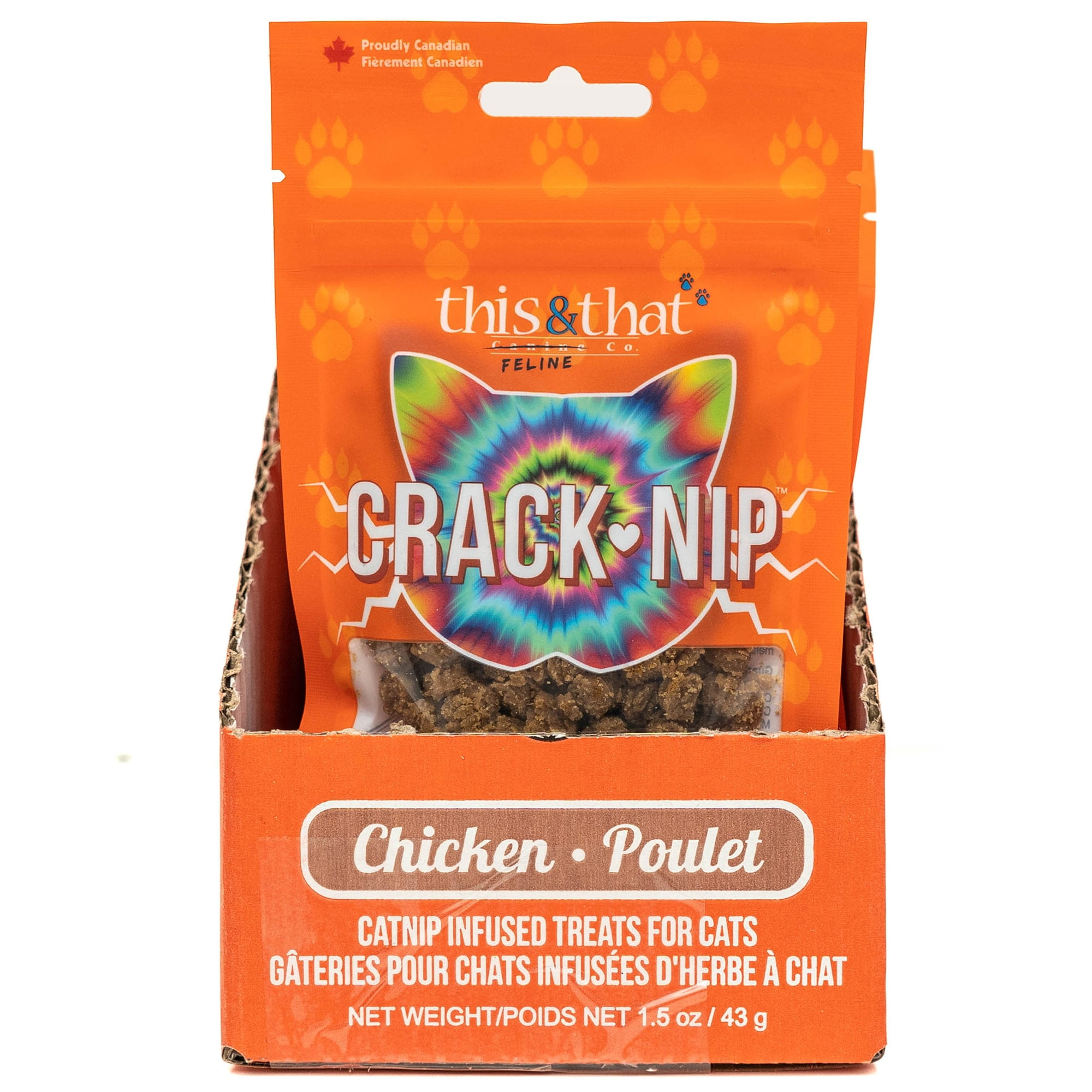 Snack Station: Crack-Nip 12 Pack - Chicken - 1.5 oz Bags - Catnip ...
