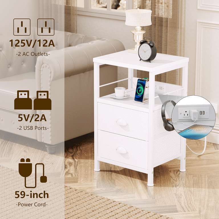 8 inch bedside table store