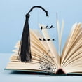 Acrylic Bookmarks with Polyester Tassel Decorations Rectangle Bookmarks ...