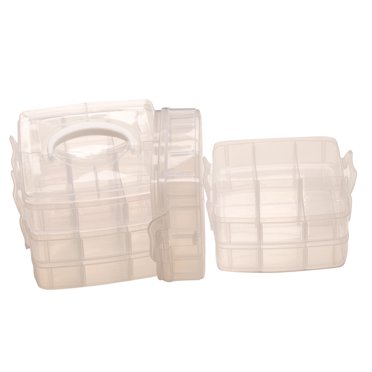 Snap 'n Stack Craft Organizer Large Square 3 Layers 14"X12.5"X13 ...