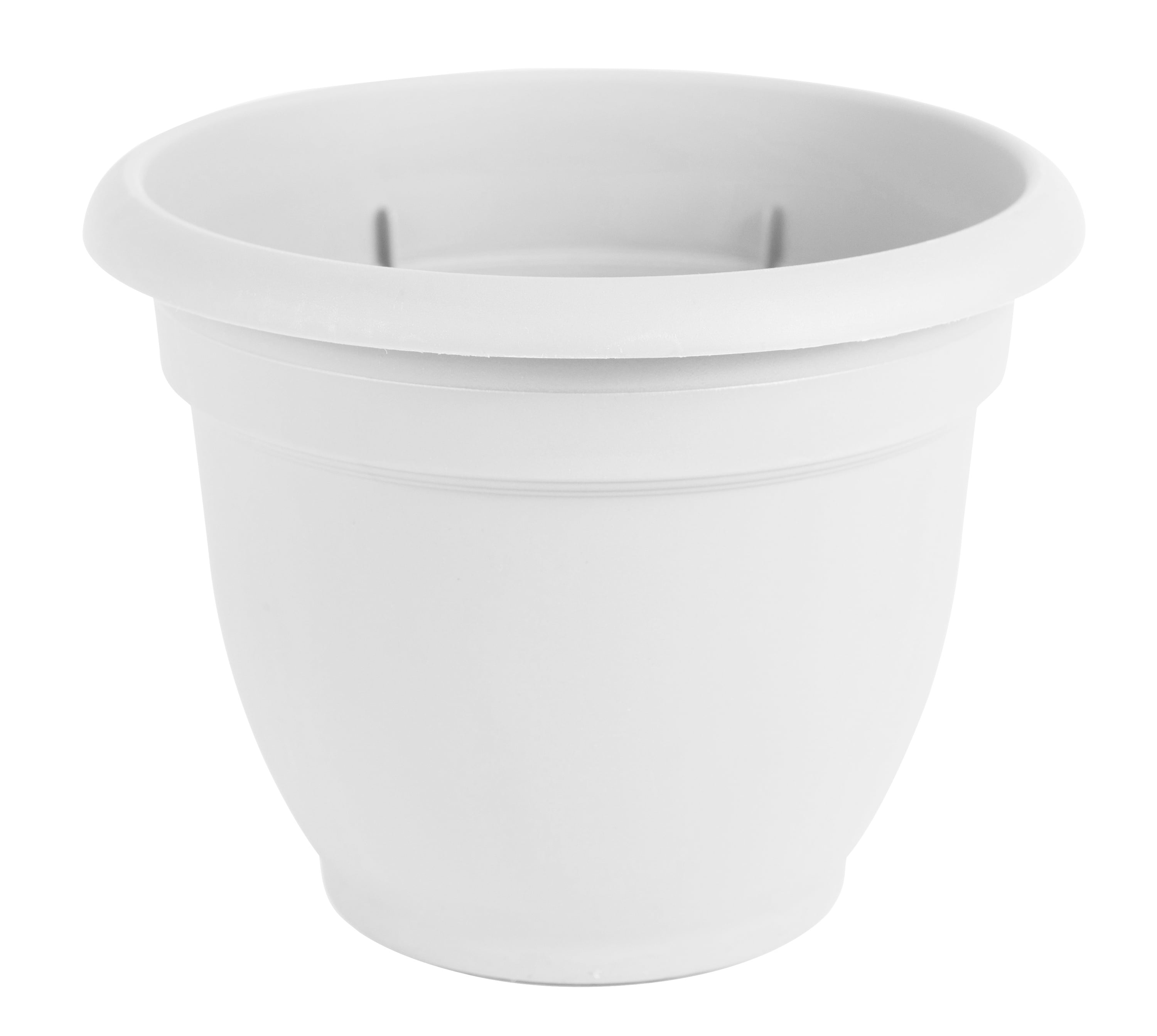 Bloem Ariana Self Watering Plastic Planter 6" White - Walmart.com