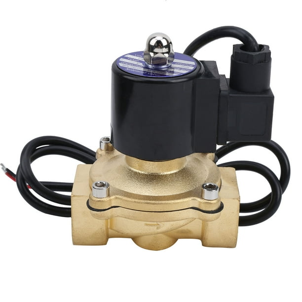Electric Solenoid Valve, Two Way G1 Inch High Pressure Brass Solenoid Valve Female Thread ...