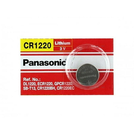 Panasonic PANASONIC-CR1220 35mAh 3V Lithium Primary Coin Cell Battery | Walmart Canada