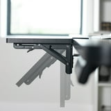 VIVO Black Clamp-on 24" x 12" Computer Tray Clip, Desk Extension ...