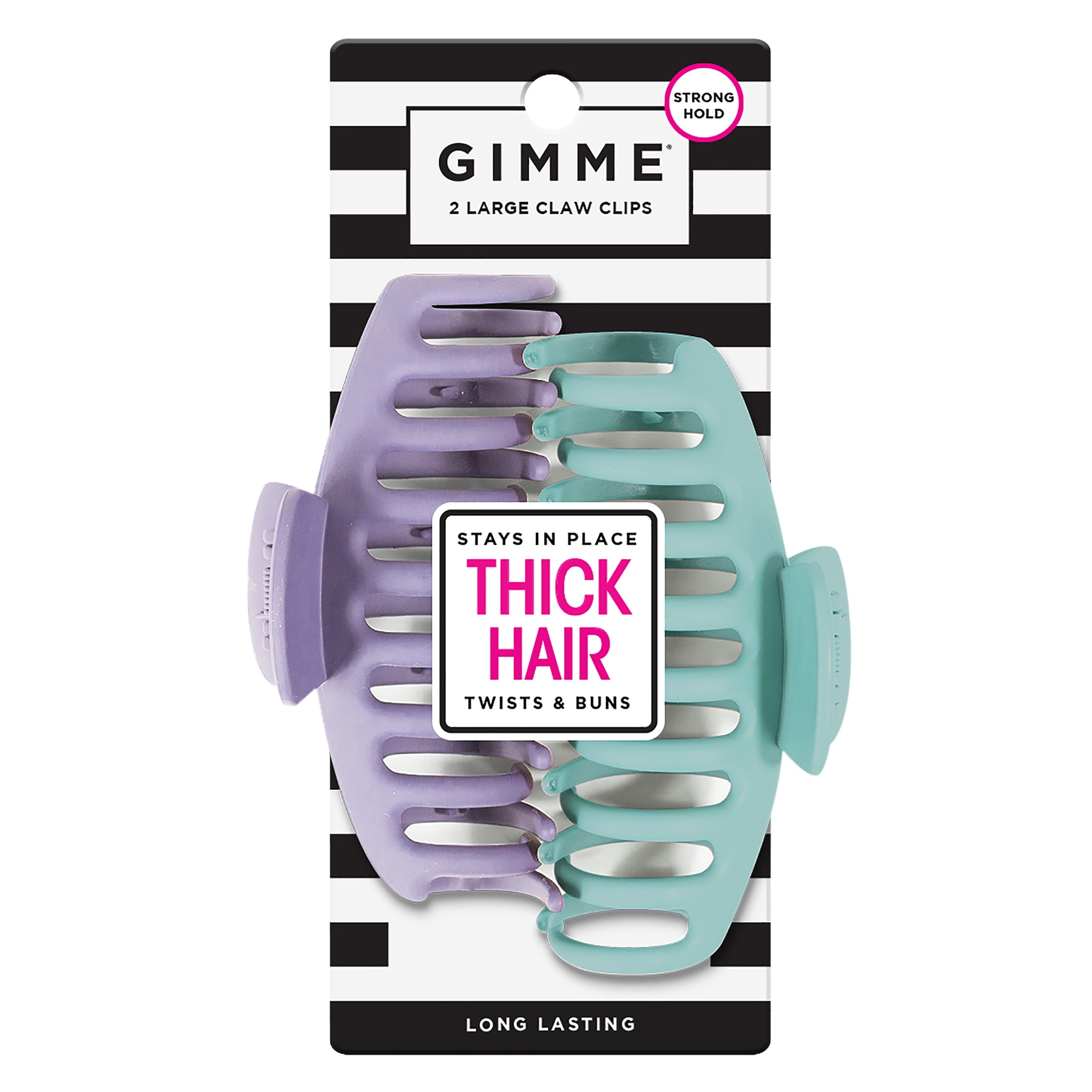 Gimme Classic Claw Clip, Purple Turquoise, 2 Ct - Walmart.com
