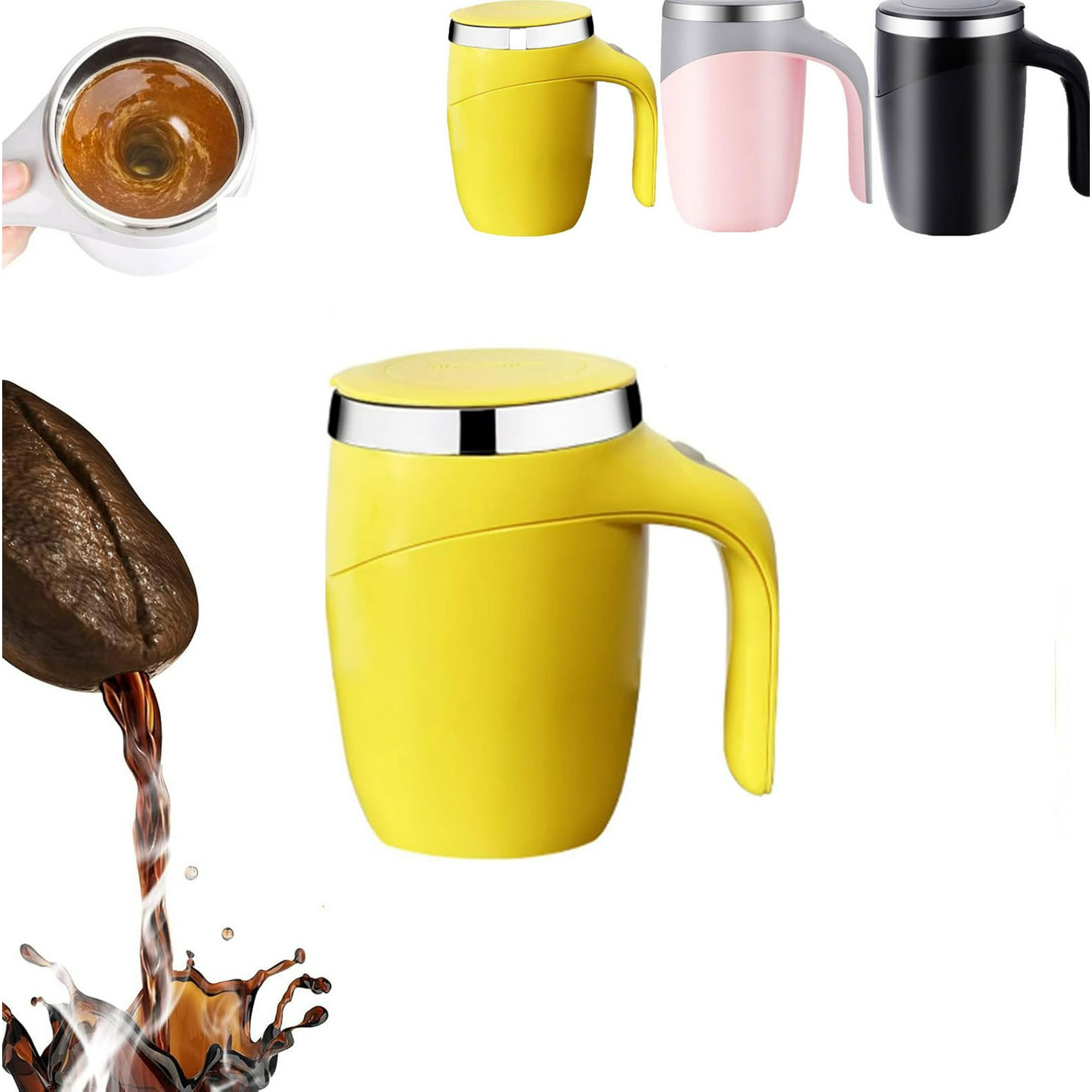 Click here for Boovnll Self Stirring Coffee Mug  16oz Stainless S... prices