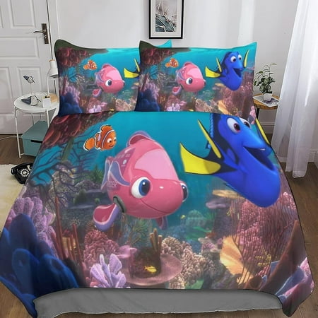 Ekenoz Finding Nemo 3d Comforter Cover Set For Kids Boys Finding Dory ...