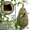 Hand Woven Hummingbird House, Durable Material Birdhouse, Unique Design ...