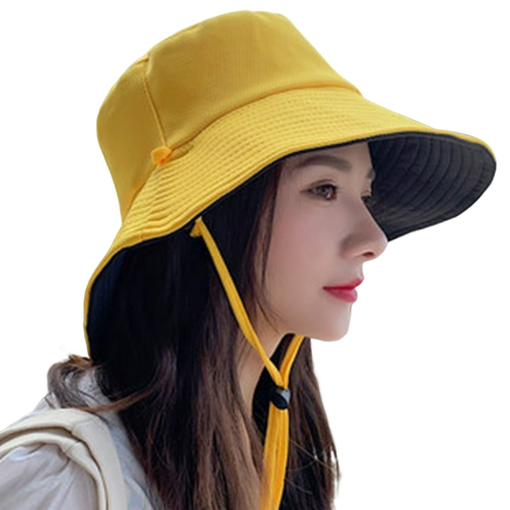 Click here for Generic Sun Hat Solid Color Double-Layered Big Sun... prices