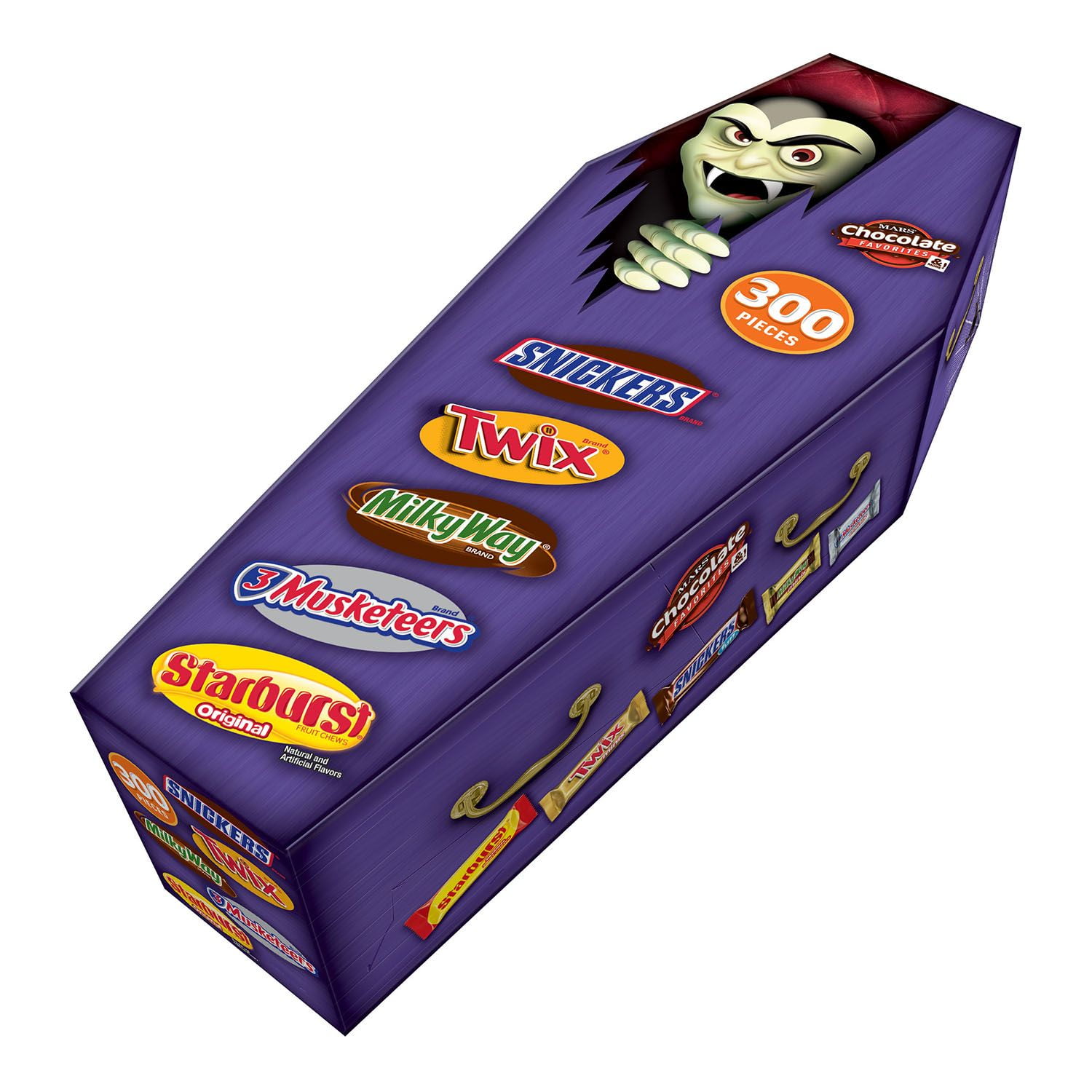 Mars Halloween Candy Coffin Variety (300 ct.) - Walmart.com