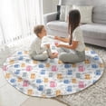 60 Inch Round Flannel Blanket for Adults & Kids, Soft, Cozy ...