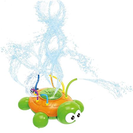 facefd Outdoor Water Spray Sprinkler for Kids Backyard Spinning Turtle ...