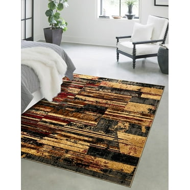 Rugs.com Eco Southwestern Collection Rug – 8' x 10' Charcoal Gray ...