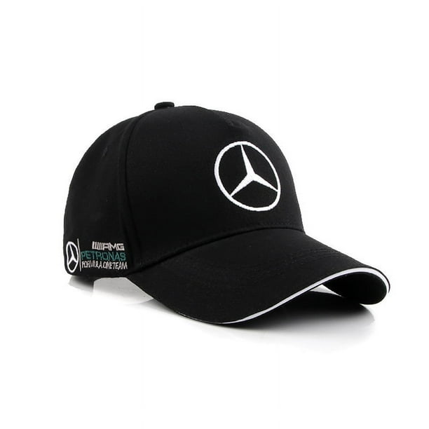 TESNN F1 Mercedes Benz Team F1 Racing Visor Embroidered Baseball Cap ...