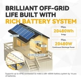 Power Queen 12V 100Ah Mini LiFePO4 Lithium Battery 1280Wh Deep Cycle ...