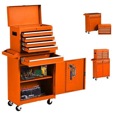 Tool Storage Cabinet&Tool Chest,Tool Cabinet with 4 Wheels,Tool Chest ...