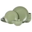 Gibson Home Queensland Green 12-Piece Stoneware Dinnerware Set ...