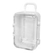 MIni Small Clear Plastic Beads Storage Containers Box with Hinged Lid ...
