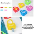 Lzvxtym ABS Unlock Key Toys, Montessori Counting Locks with Keys ...