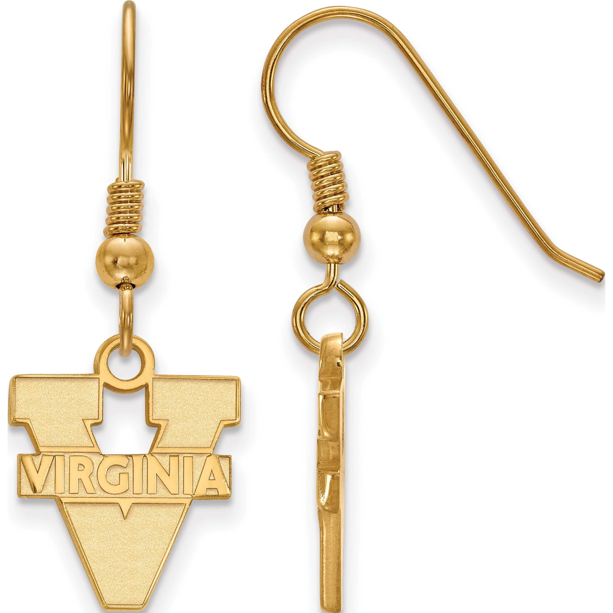 Ss/Gold Plated Sterling Silver With Gp Logoart University Of Virginia ...