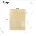 100pcs 100 Pack Clear Window Brown Kraft Paper for Zip Seed Packets ...