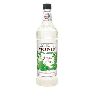 Monin Green Mint Syrup, 750ml - Bold Peppermint, Ideal for Beverages ...