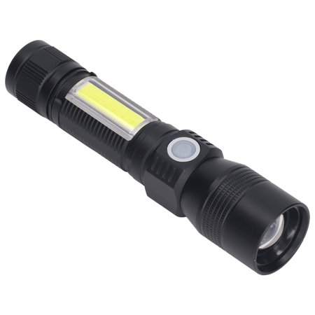 LED Torch, Compact Rechargeable Flashlight 3 Types Of Light IP65 ...
