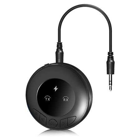 ruzhgo 5.0 Receiver Low Latency 3.5mm Wireless Adapter Rechargeable ...