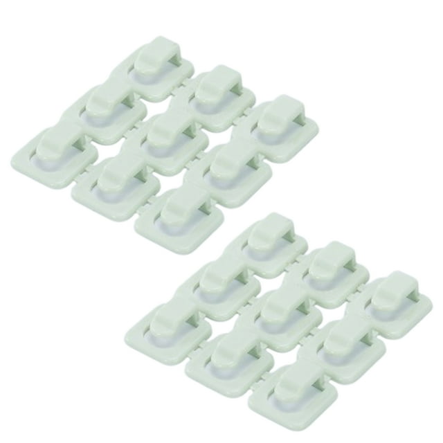 Yoone 18Pcs Cable Clips Multi-purpose Self-adhesive Plastic Space ...