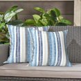 2 Pack Outdoor Throw Pillow Covers for Patio Furniture, 16x16 Inch ...