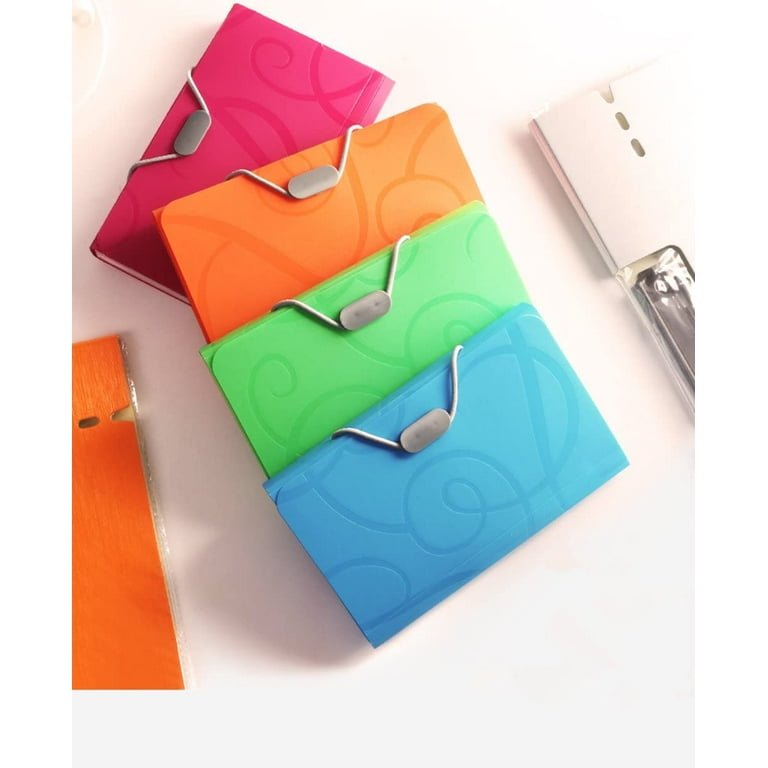 Flash Card Holder Expanding File Folder Accordion Document Bill Receipt ...