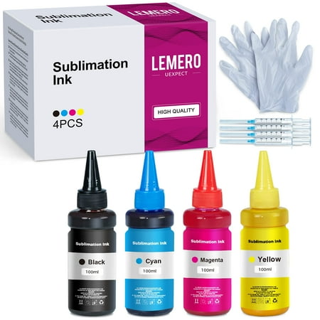LemeroUexpect Sublimation Ink Refill for ecotank WF2850 WF7720 ET2720 ...