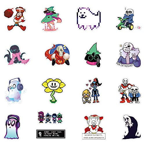 Undertale Stickers Pack| 50pcs Sans Undertale Viny Waterproof Stickers ...