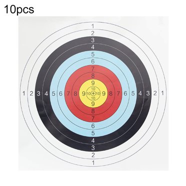 SAS 5-Spot Paper Target 18 in / 45 cm Archery Range Target Face ...