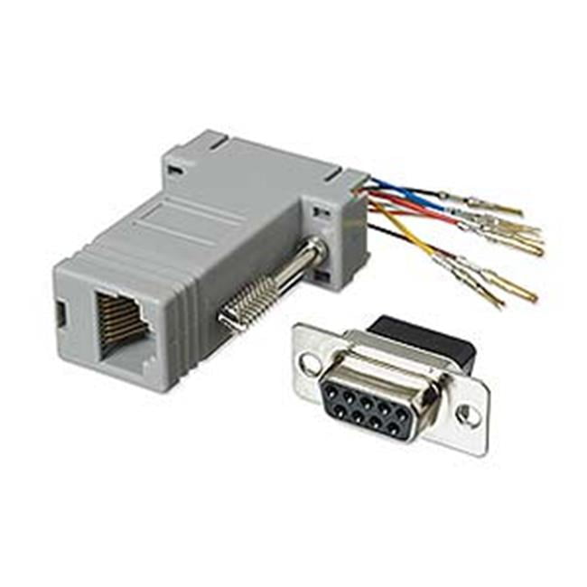 Modular Adapter DB9f To RJ45 - Walmart.com